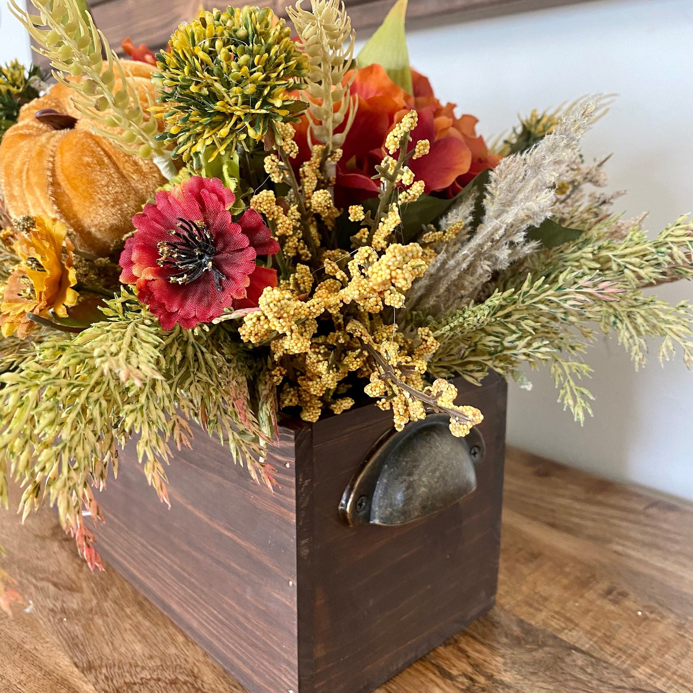 Rustic Fall Centerpiece Thanksgiving Table Centerpiece - Etsy