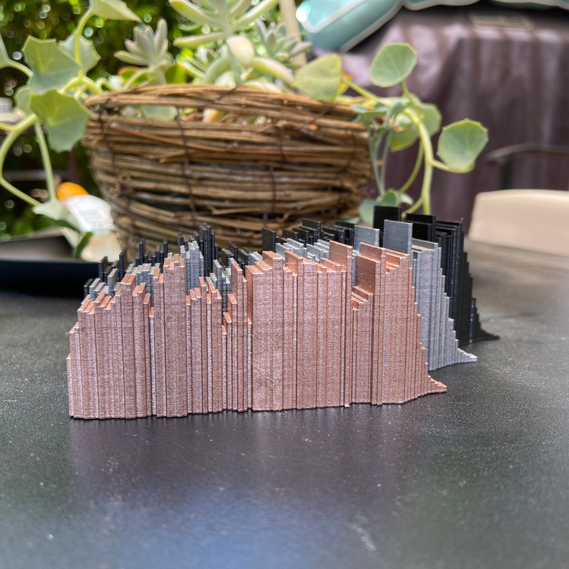 Custom Personalized Sound Wave Sculpture Sound Art 3D Printed | Etsy