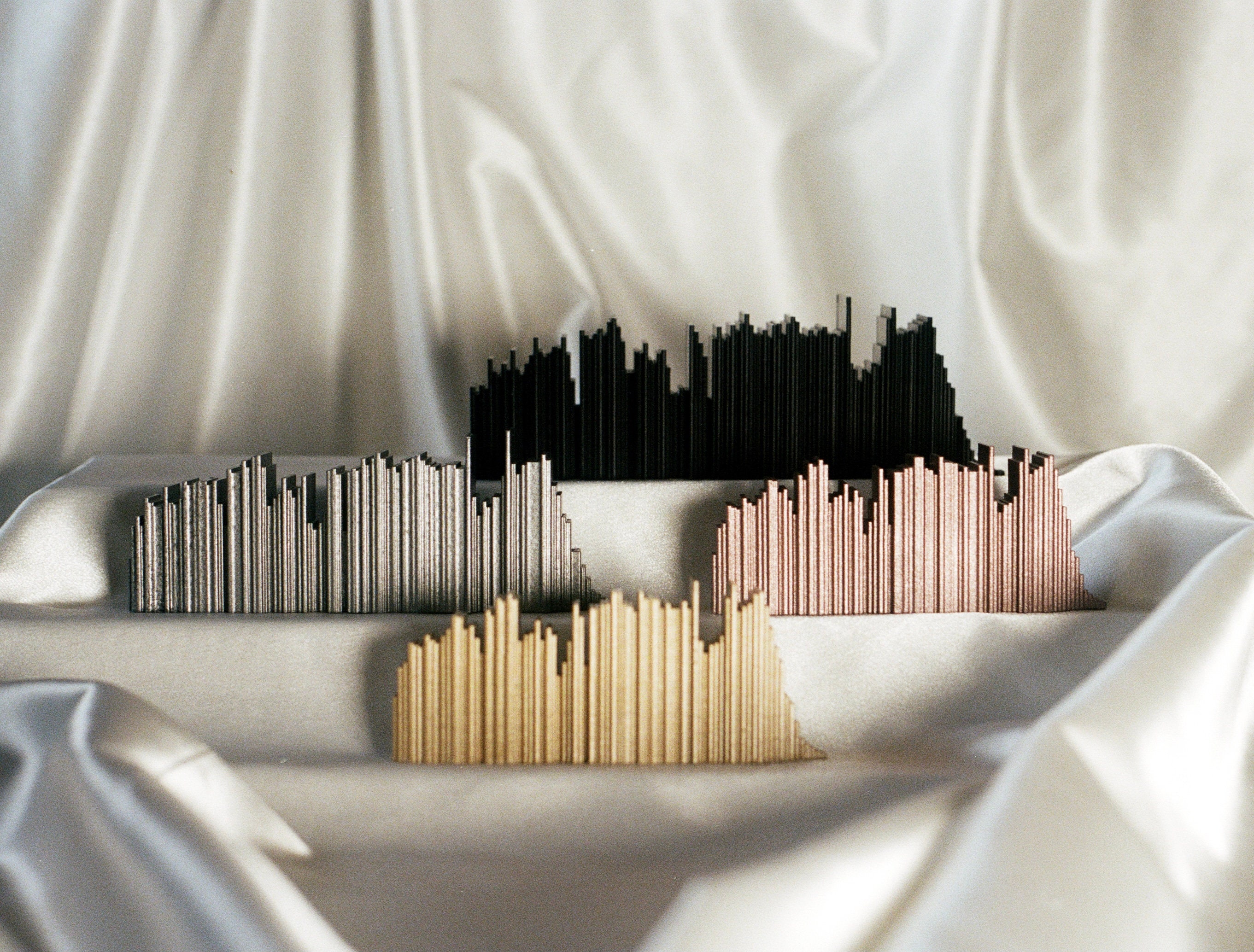 Custom Personalized Sound Wave Sculpture Sound Art 3D Printed - Etsy