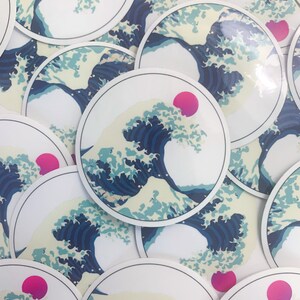 The Great Wave Sticker 3x3 NEW EDITION - Etsy