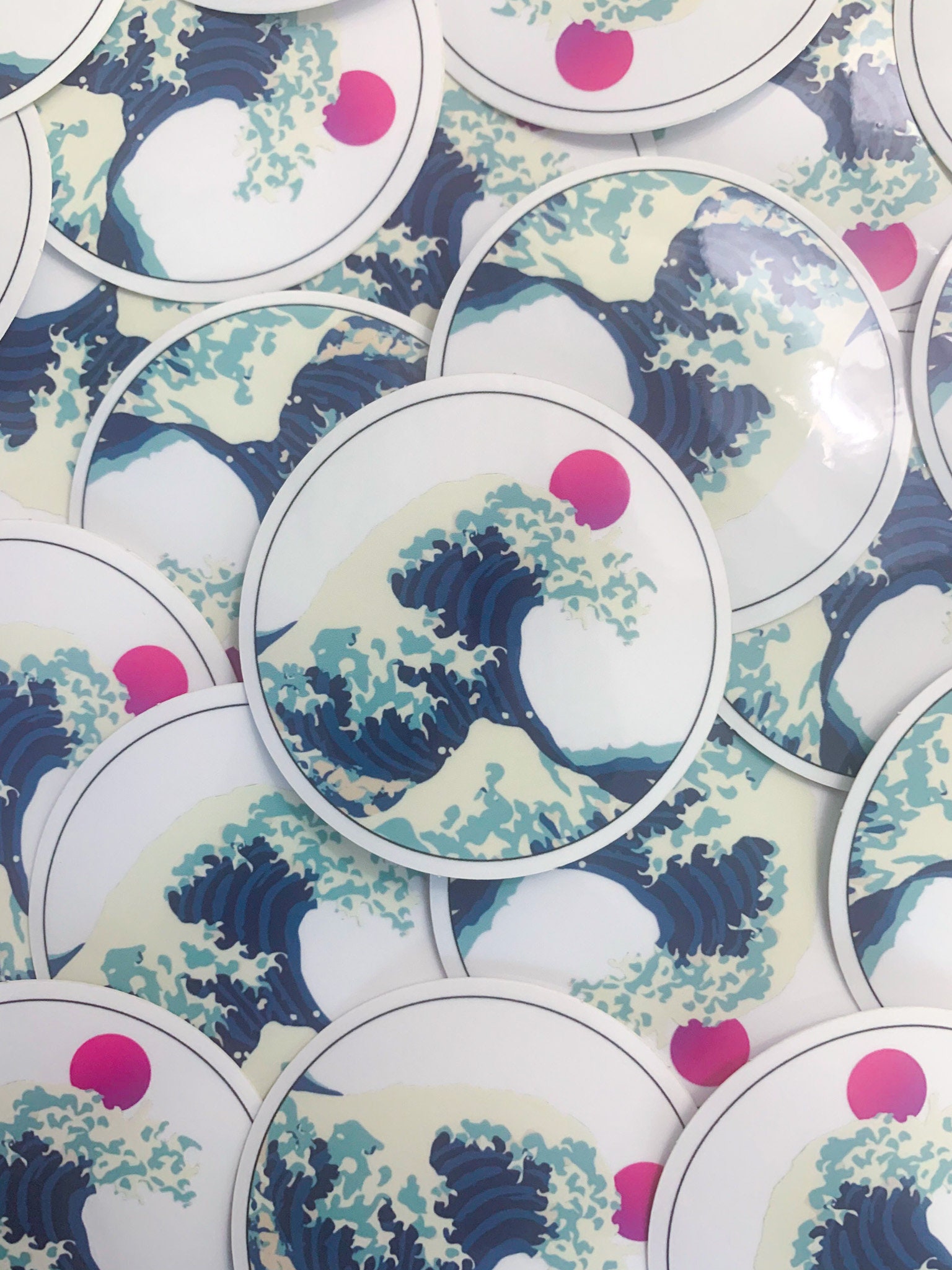 The Great Wave Sticker 3x3 NEW EDITION - Etsy