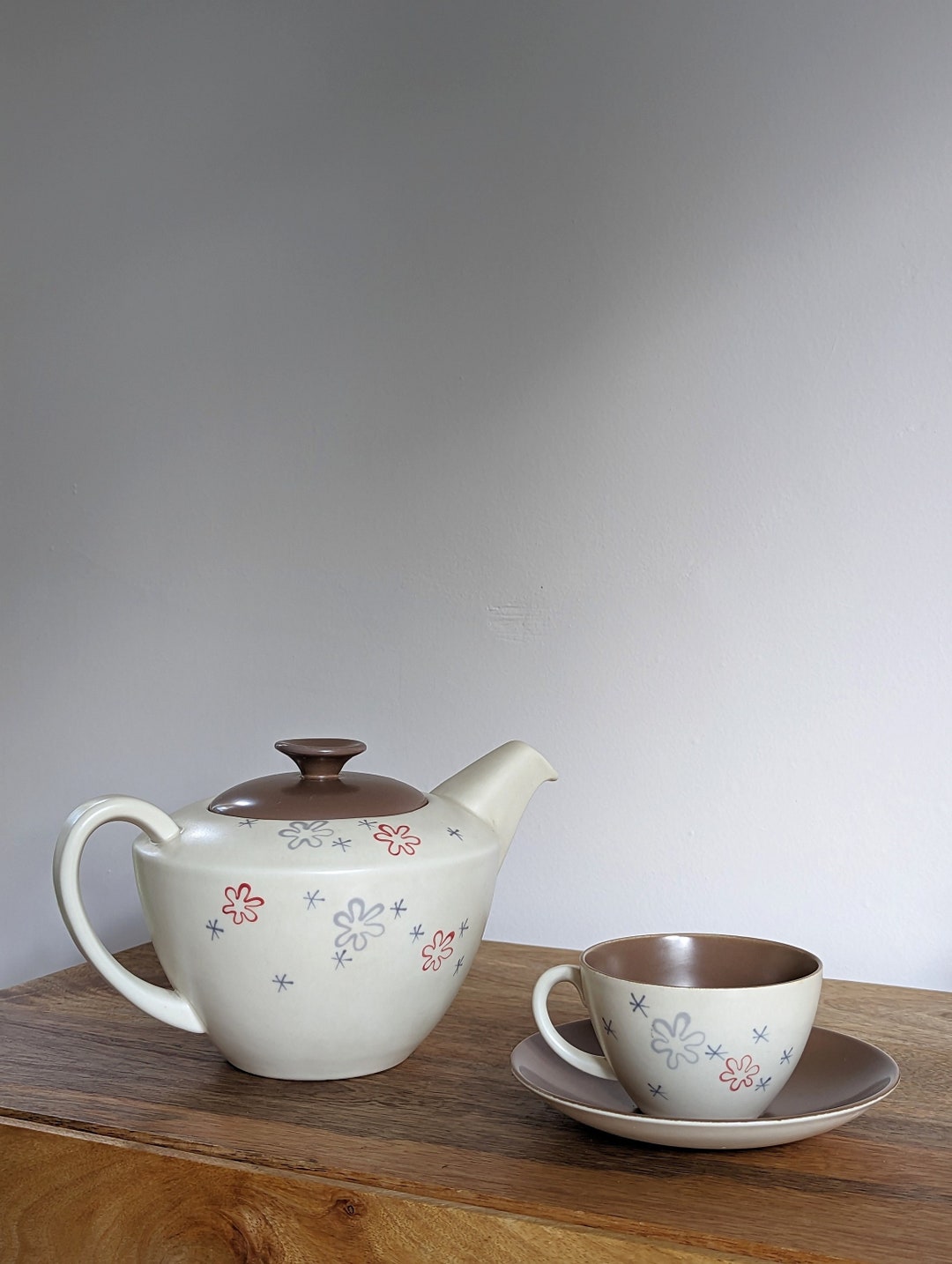 Rare Poole Pottery 1950s Complete Tea Set in Atomic Era Constellation ...