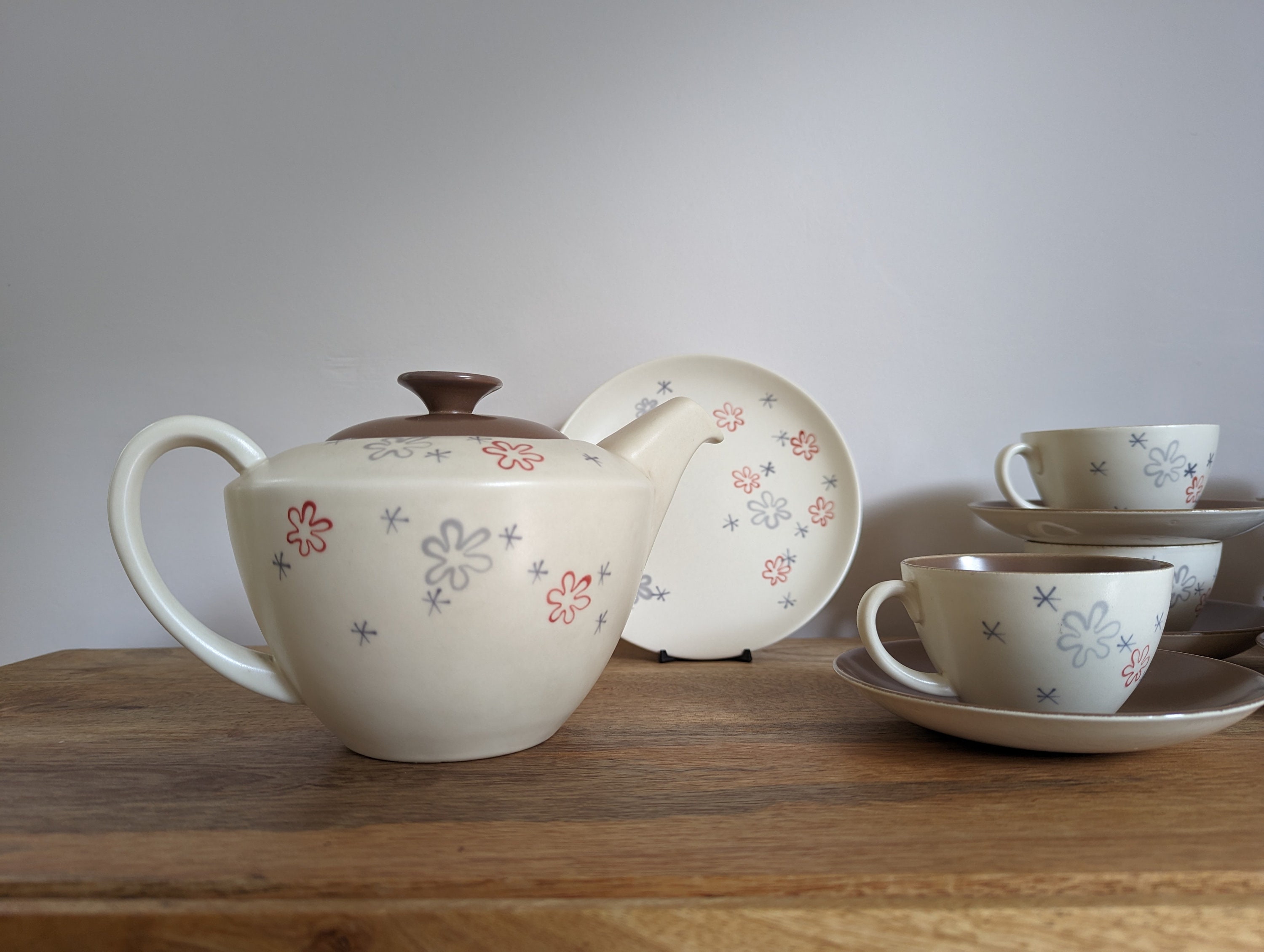 Rare Poole Pottery 1950s Complete Tea Set in Atomic Era - Etsy