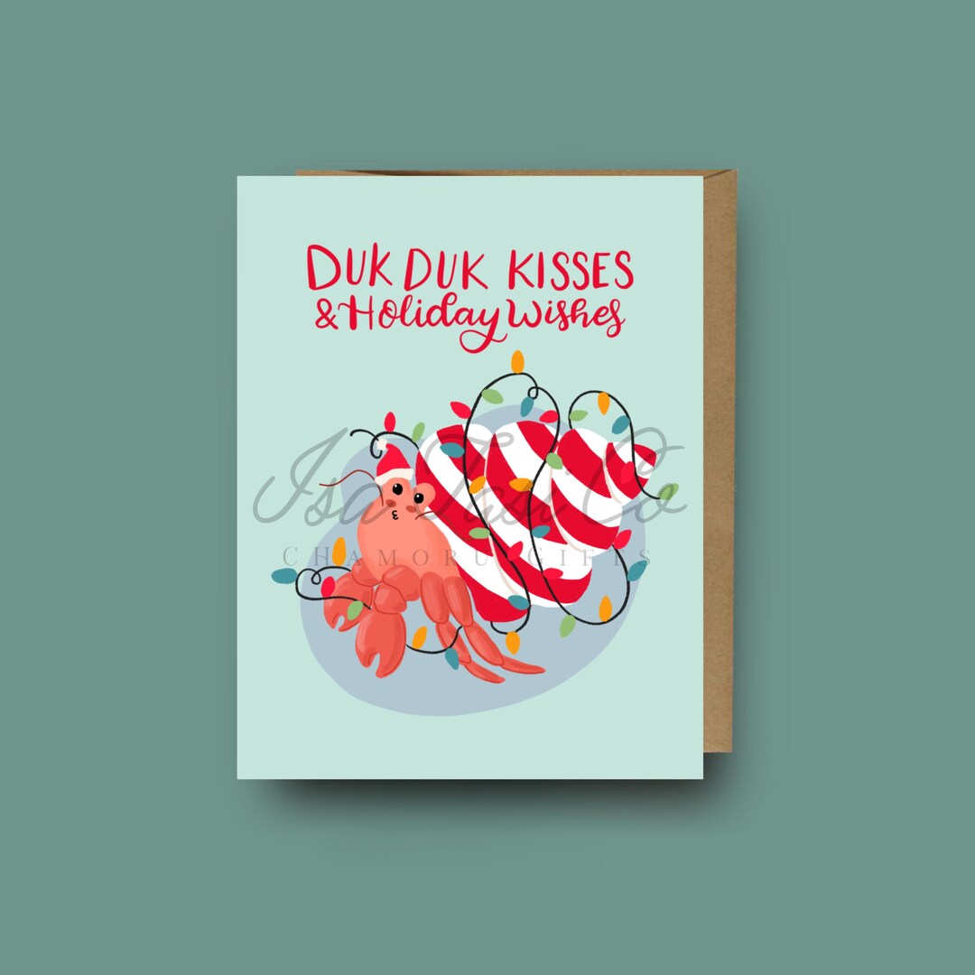 Duk Duk Kisses and Holiday Wishes Cards, Guam Christmas Cards, Guam ...