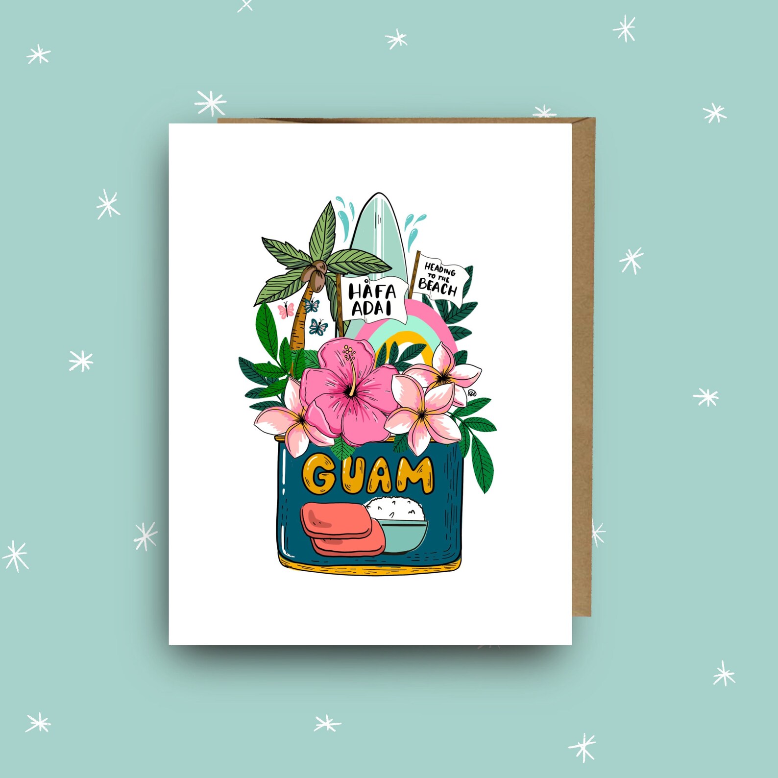 Guam Greeting Cards Guam Note Cards Guam Greeting Cards - Etsy