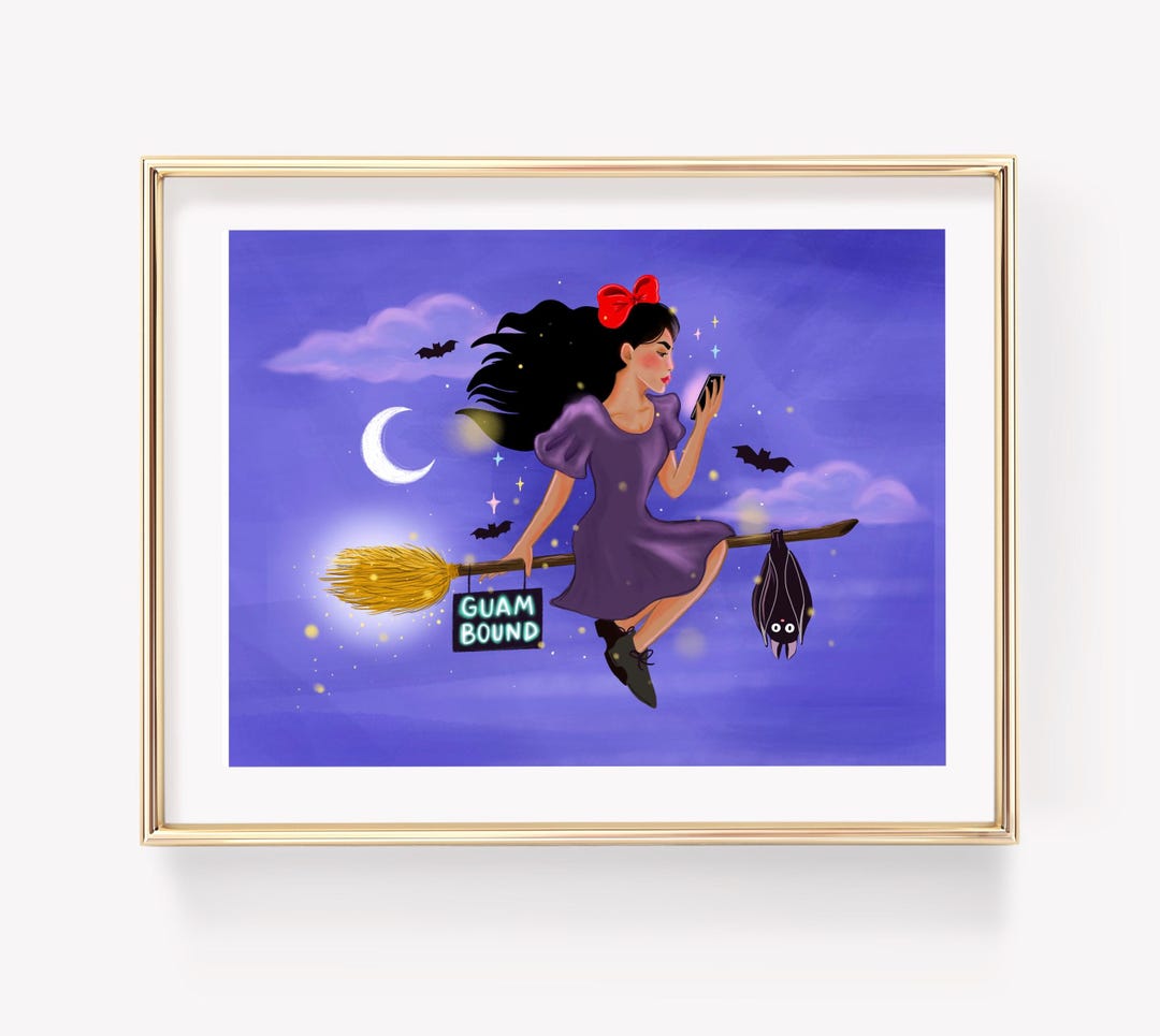 Chamorrita's Delivery Service Art Print, Latte Stone Art Print ...