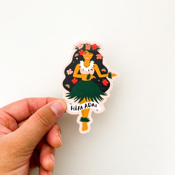 Chamorrita Dancer Stickers Chamorro Stickers Guam Stickers | Etsy