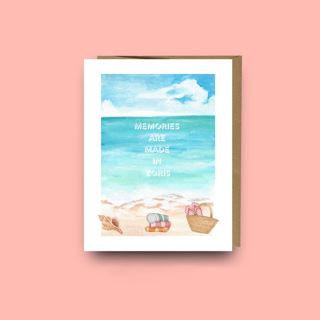 Memories Are Made in Zories Card Greeting Cards, Guam Note Cards, Guam ...