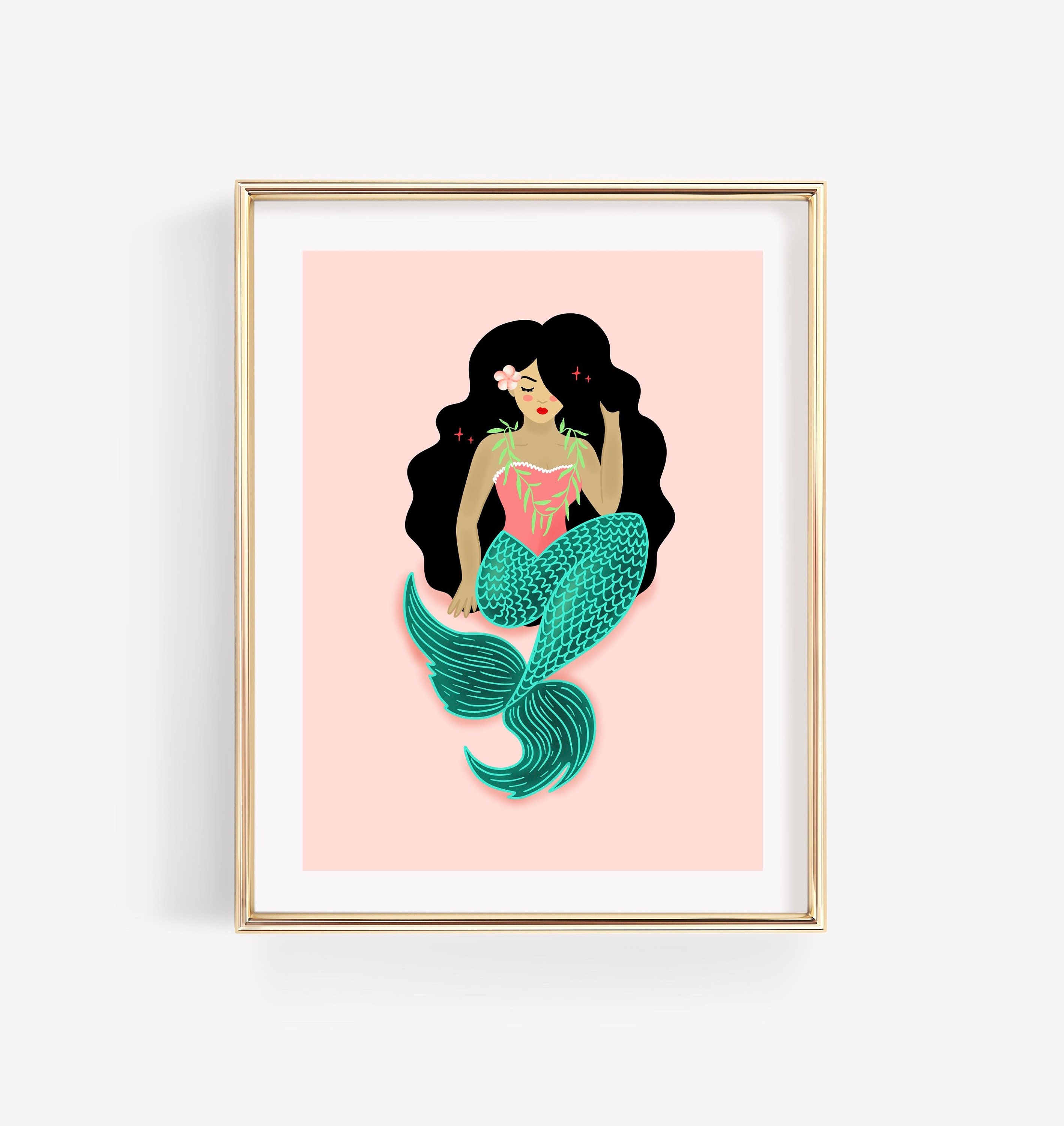 Sirena Art Print GUAM Art Print Chamorrita Art Print - Etsy UK