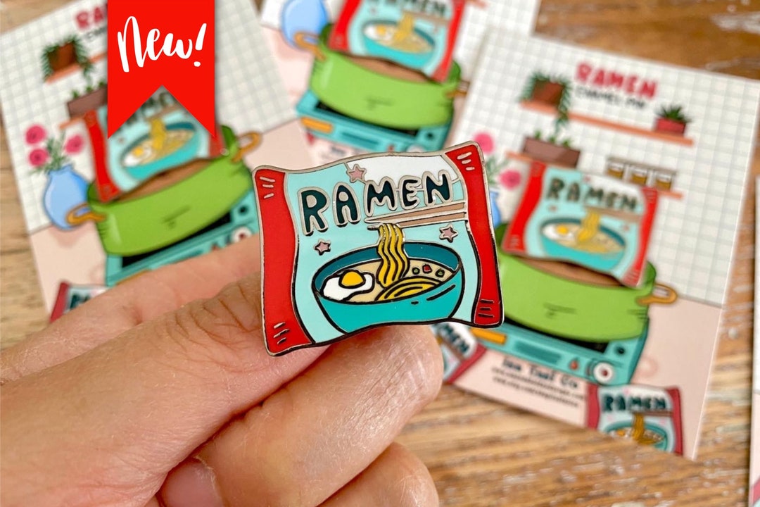 Ramen Enamel Pin, Asian Enamel Pin - Etsy