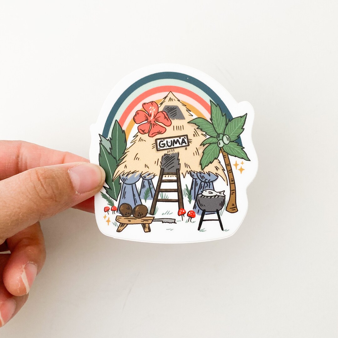 Guma Stickers Chamorro Hut Stickers - Etsy.de