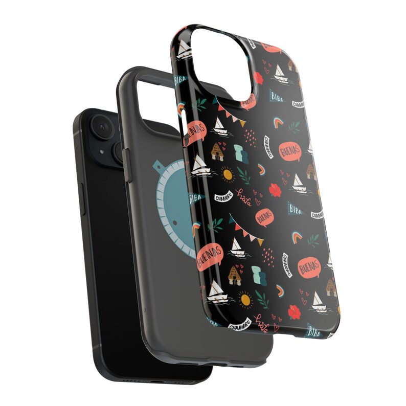 Black Chamoru Inspired Magsafe Tough Case, Chamoru Phone Case - Phone ...