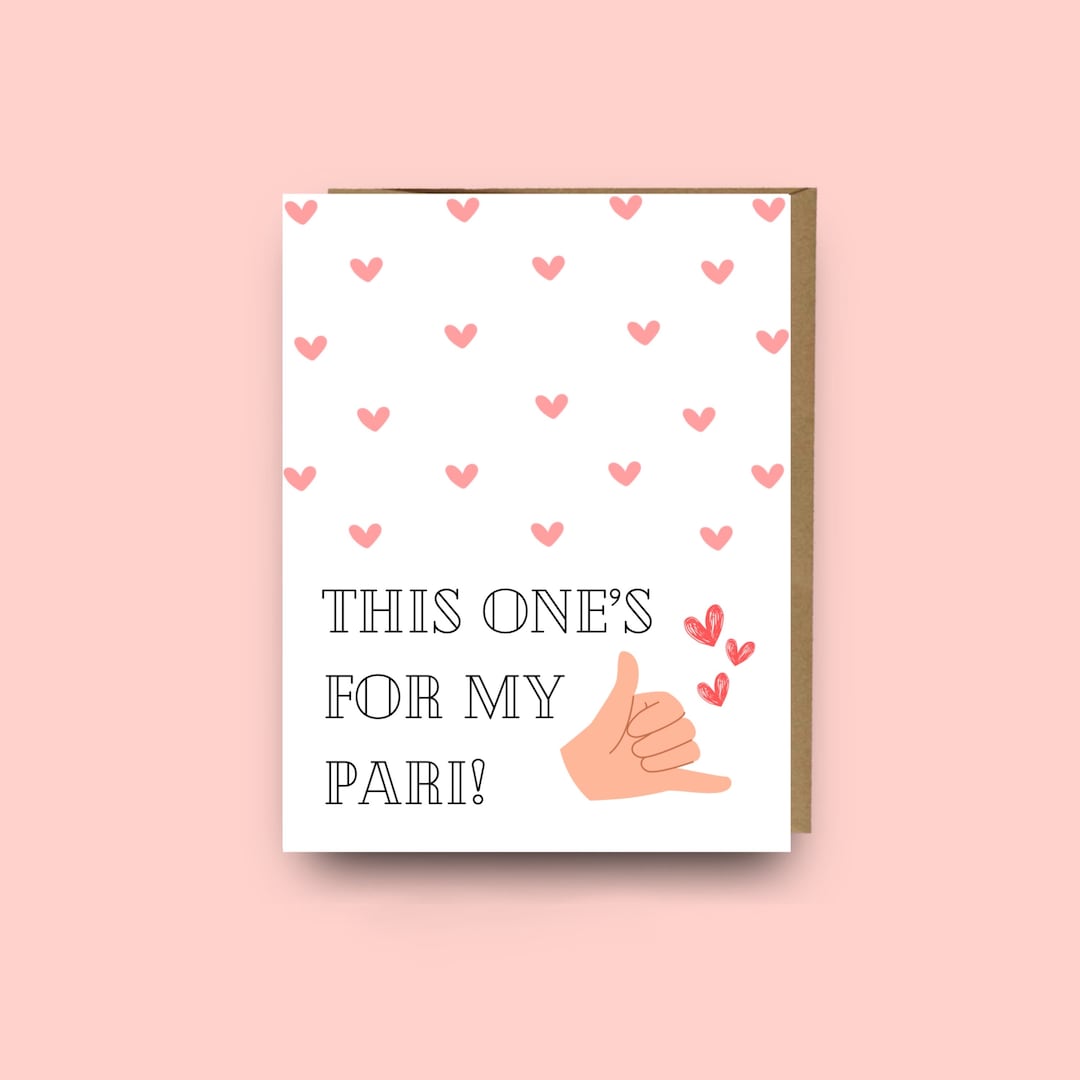 Pari Valentine Card Chamorro Cards, Guam Note Cards, Guam Greeting ...