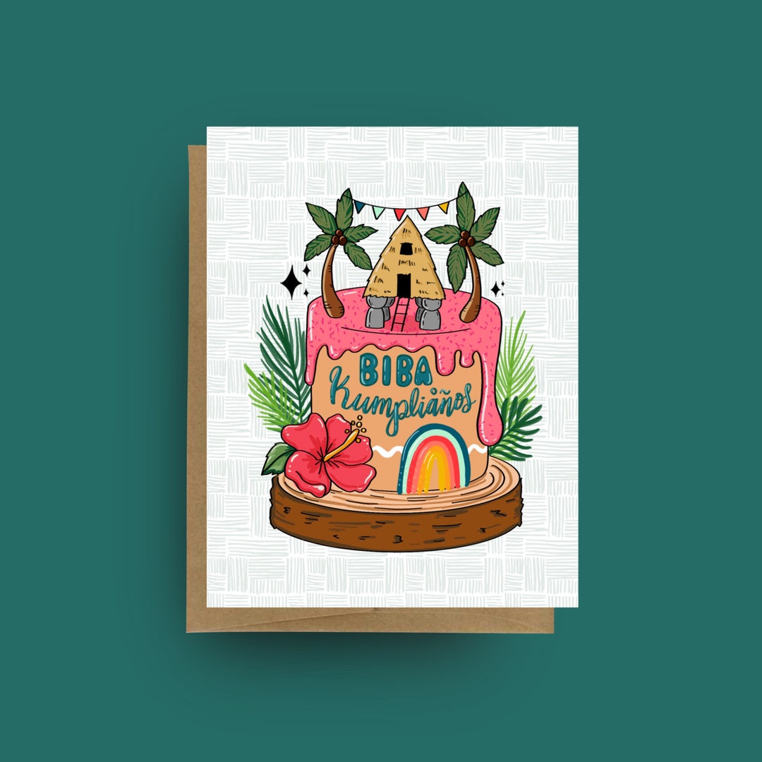 NEW Biba Kumplianos Cards, Guam Birthday Cards, Guam Greeting Cards - Etsy