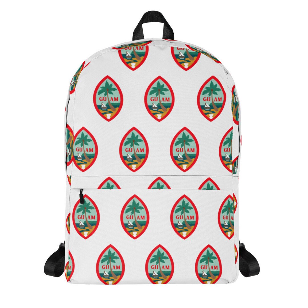 Preorder Guam Backpack, Black Guam Seal Bag, Guam Snack Bag - Etsy