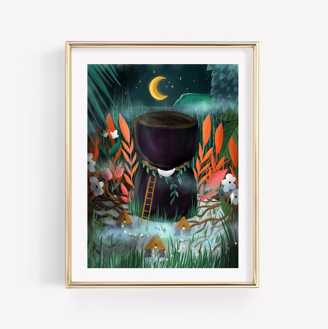 GUAM Art Print, Latte Stone Art Print, Tropical Guam Art Print, Guam ...