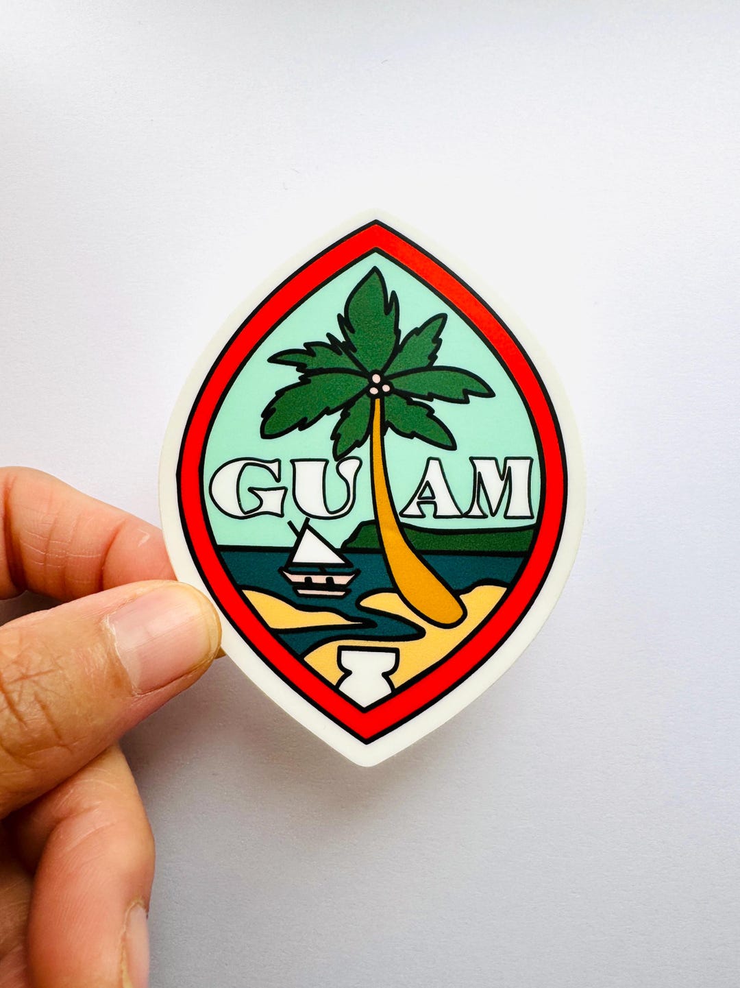 Guam Seal Stickers, Chamorro Stickers, Guam Stickers - Etsy