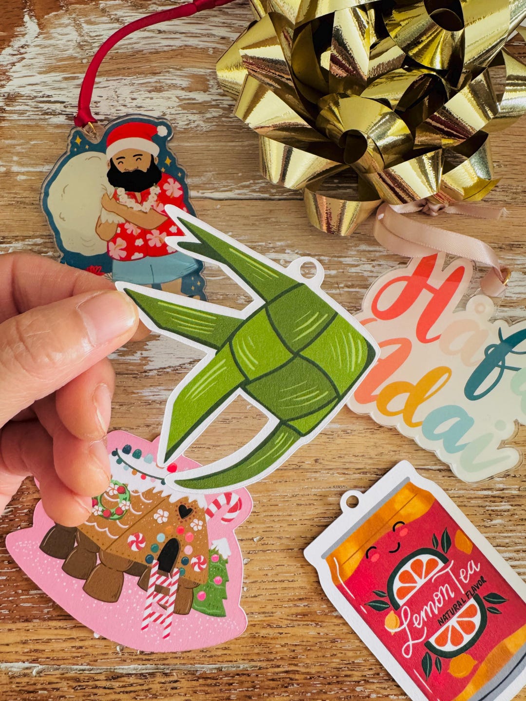 Guam Die Cut Gift Tags, Guihan Christmas Gift Tags, Chamorro Gift Tags ...