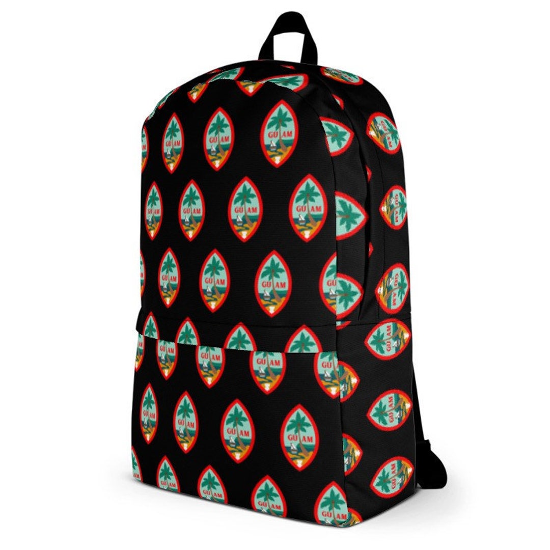 Preorder Guam Backpack, Black Guam Seal Bag, Guam Snack Bag - Etsy