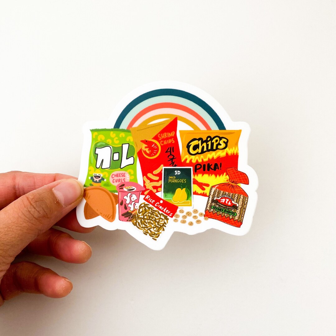 Chamorro Snack Stickers, Chamorro Stickers, Guam Stickers - Etsy