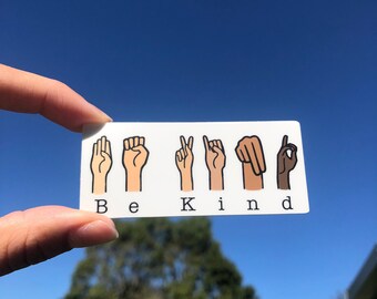 Sign Language Decal | Etsy