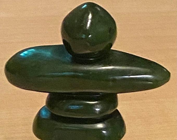 Jade Inukshuk - 3" Carved Figure - Etsy