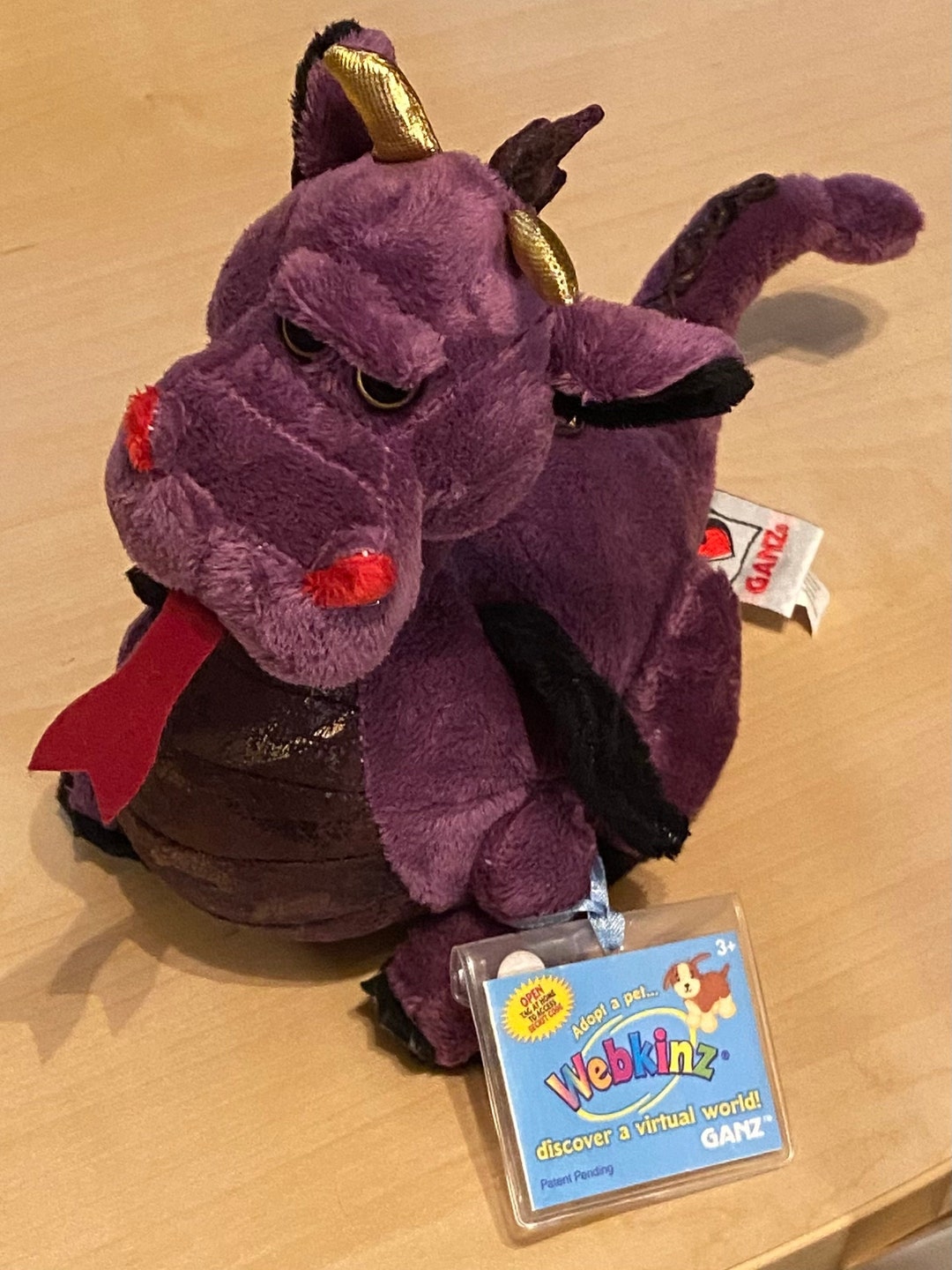 Ganz Webkinz Emperor Dragon HM178 With Code - Etsy