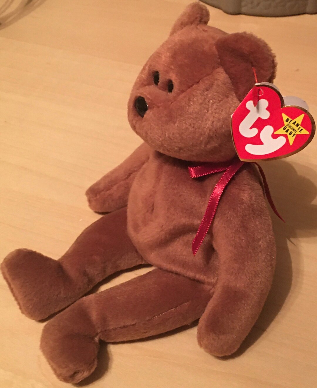 Teddy Bear Style 4050 - 1995 Ty Beanie Baby With PVC Pellets - Etsy