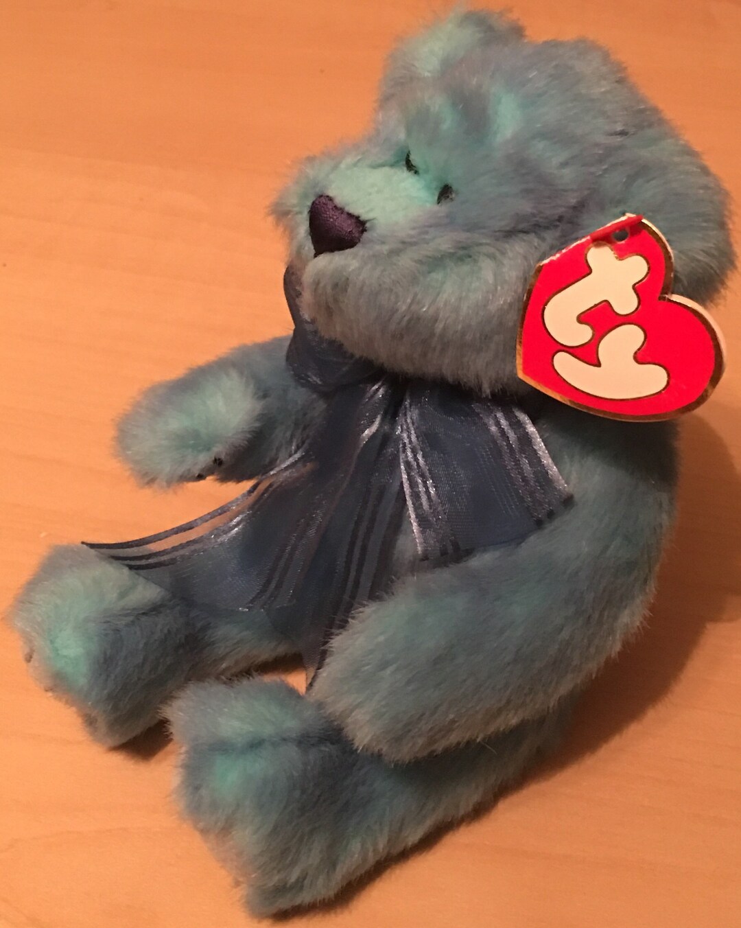 Azure Bear 1993 Ty Attic Treasures Collection With Tags - Etsy