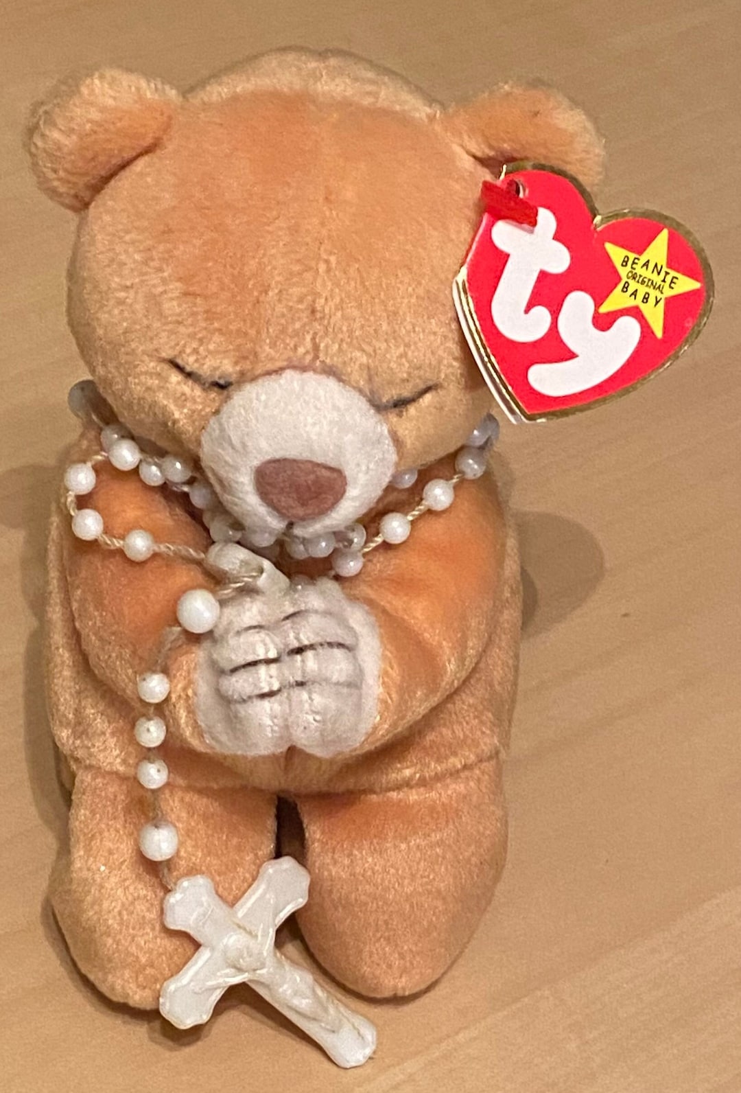 Hope Praying Bear 1998 Beanie Baby With Tags and Rosary - Etsy