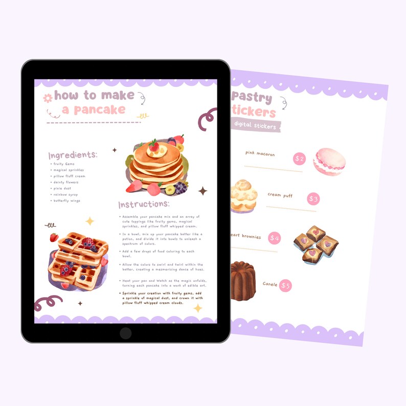Cute Digital Planner Stickers | Cute Goodnotes Stickers | Cute Digital ...