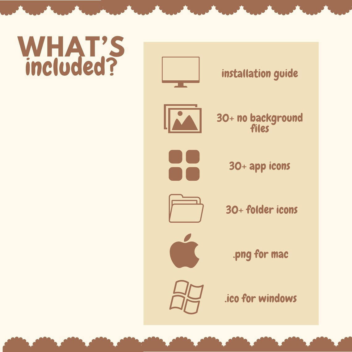 Cottagecore Desktop Icons for Windows PC and Mac Kawaii Desktop ...