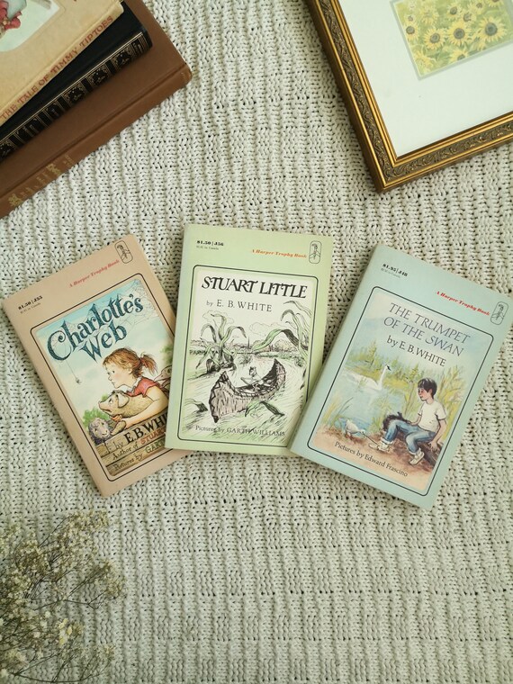 E.B White Book Set Charlottes Web Stuart Little the Trumpet - Etsy