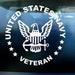 US Navy Veteran Decal Sticker - Available in Mulitple Sizes and Colors ...