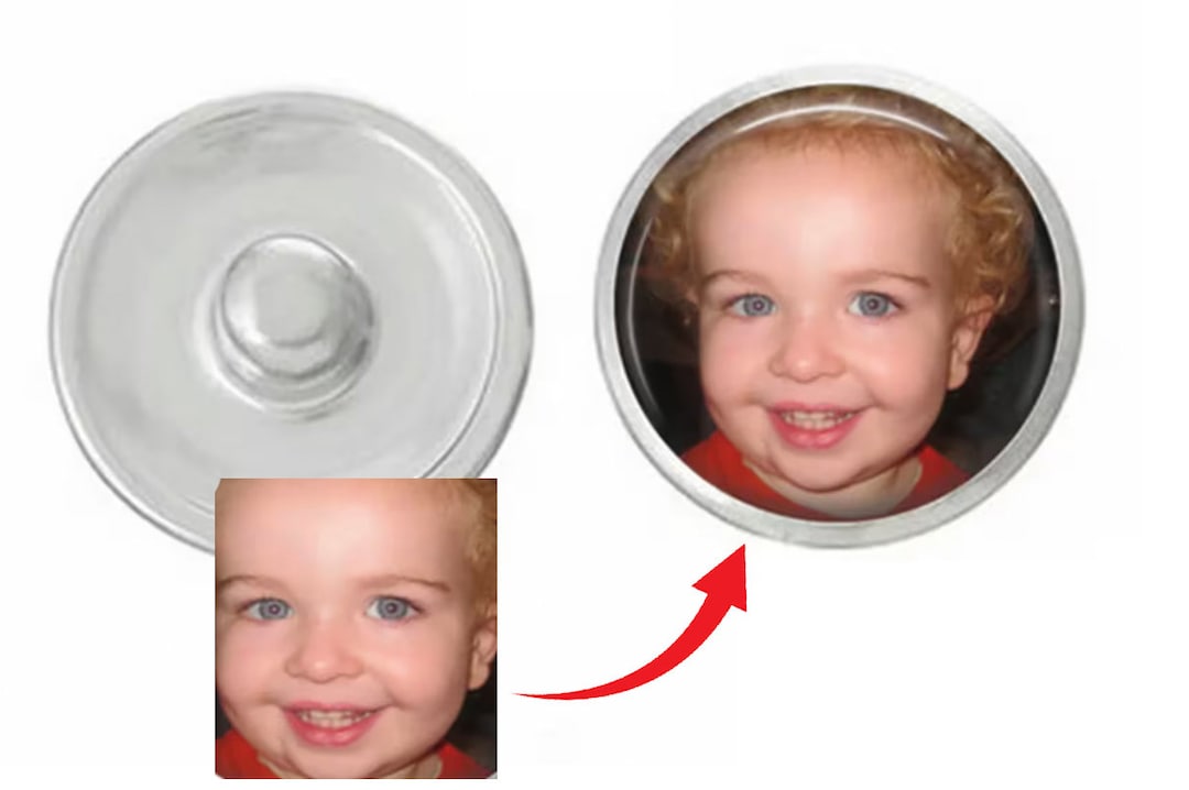 Custom Interchangeable Snap Button 20mm - Personalized Interchangeable ...