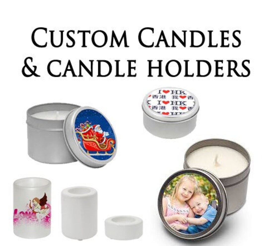 Custom Candles and Custom Candle Holders - Available in the Multiple ...