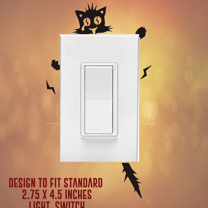 Light Switch Cat Decal - Etsy
