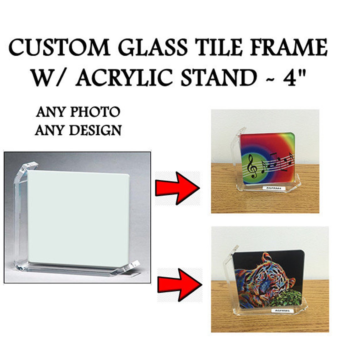 Creative Glass Tile Frame w/ Acrylic Tile - Etsy Österreich