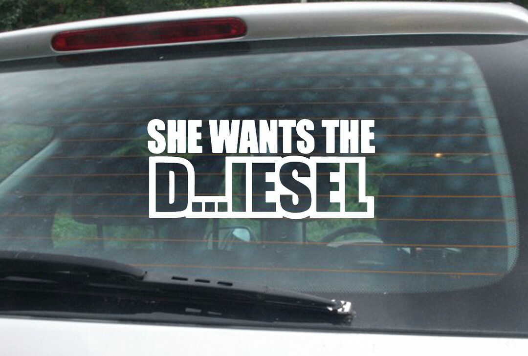 Wants the Diesel Decal Sticker Available in Mulitple Sizes and Colors ...