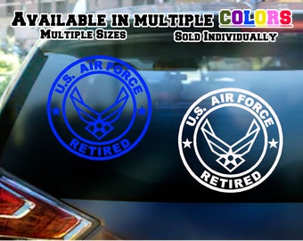 USAF Air Force Fly High Air Force Logo Car Sticker Car - Etsy