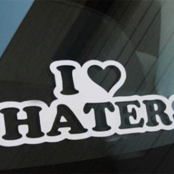 I Love Haters - Etsy