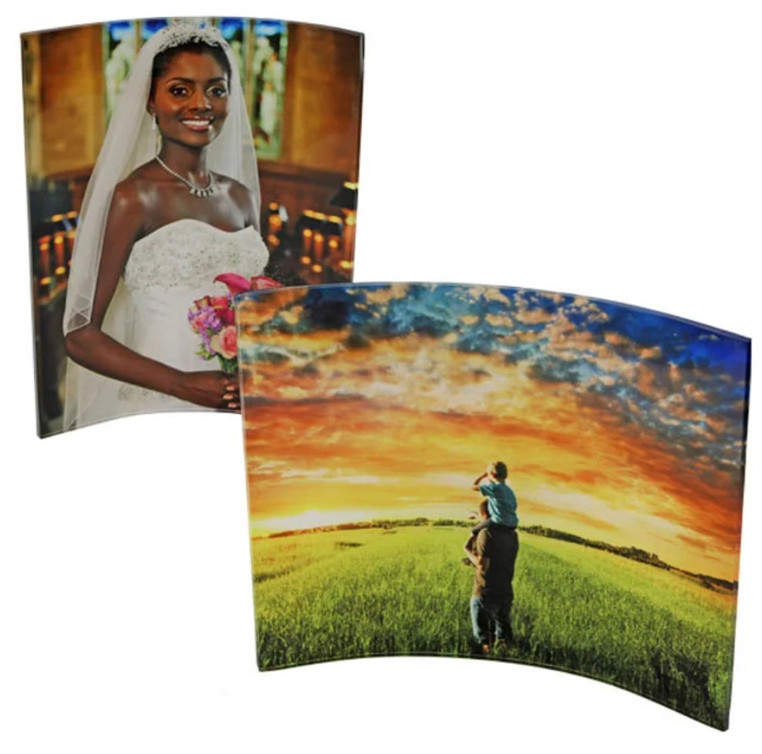 Curved Acrylic Photo Panel - Perfect for Anniversaries, Weddings, and ...
