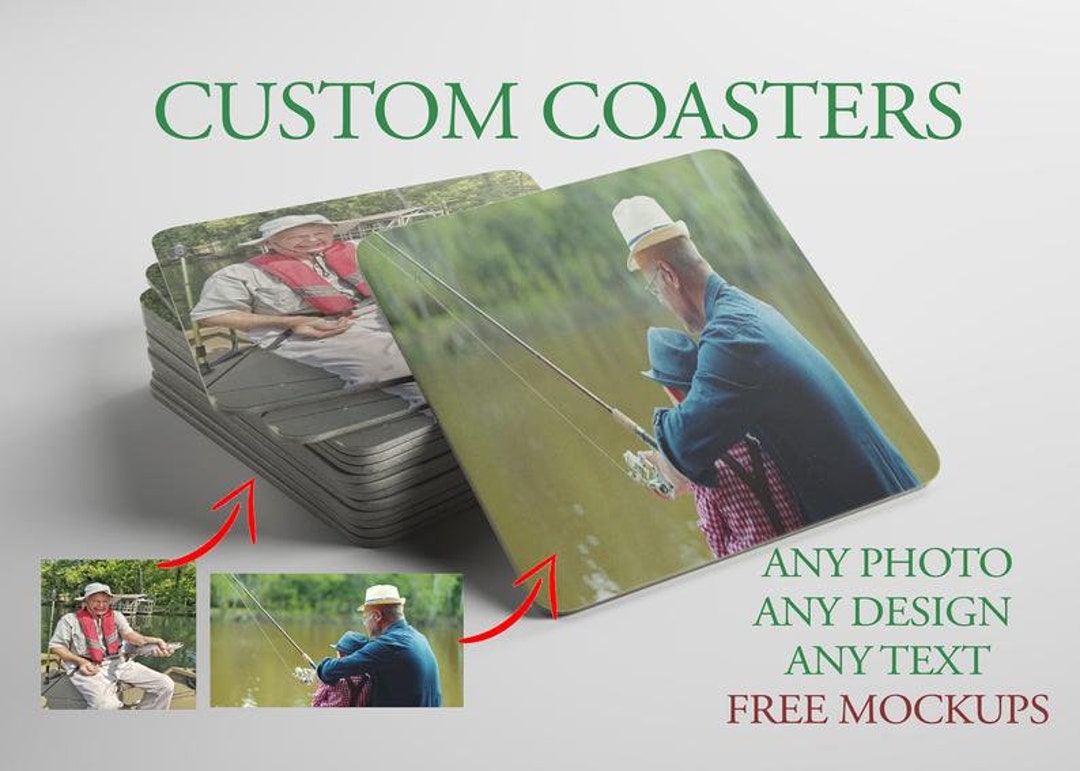 Custom Drink Coasters - Personalized Drink Coasters - Photo Drink ...