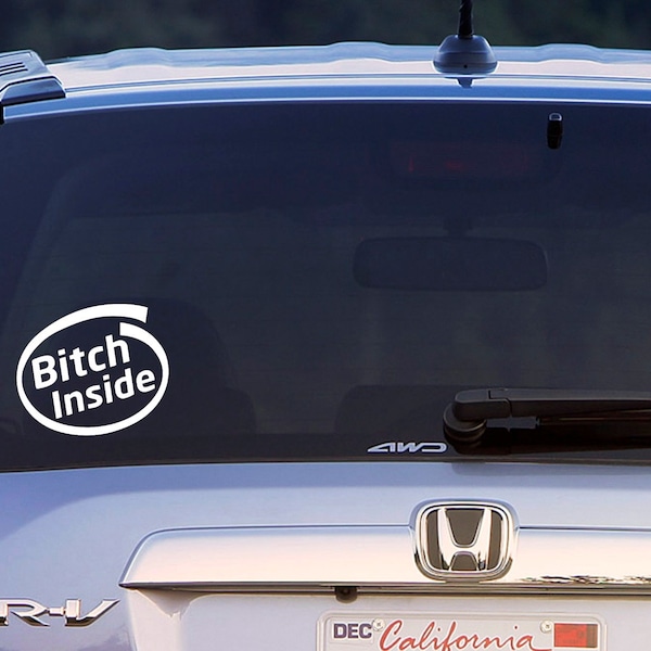 Inside Car Window Custom Decals - Etsy