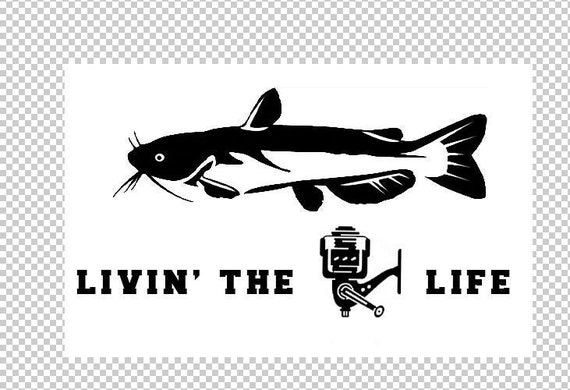 Livin the Reel Life Decal Sticker Available in Mulitple Sizes - Etsy