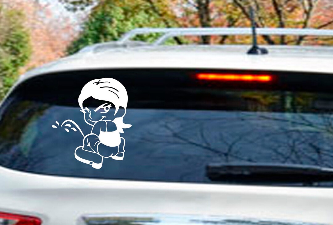 Girl Peeing Decal Sticker - Available in Mulitple Sizes and Colors ...