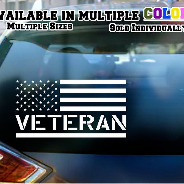Funny Veteran Sticker - Etsy