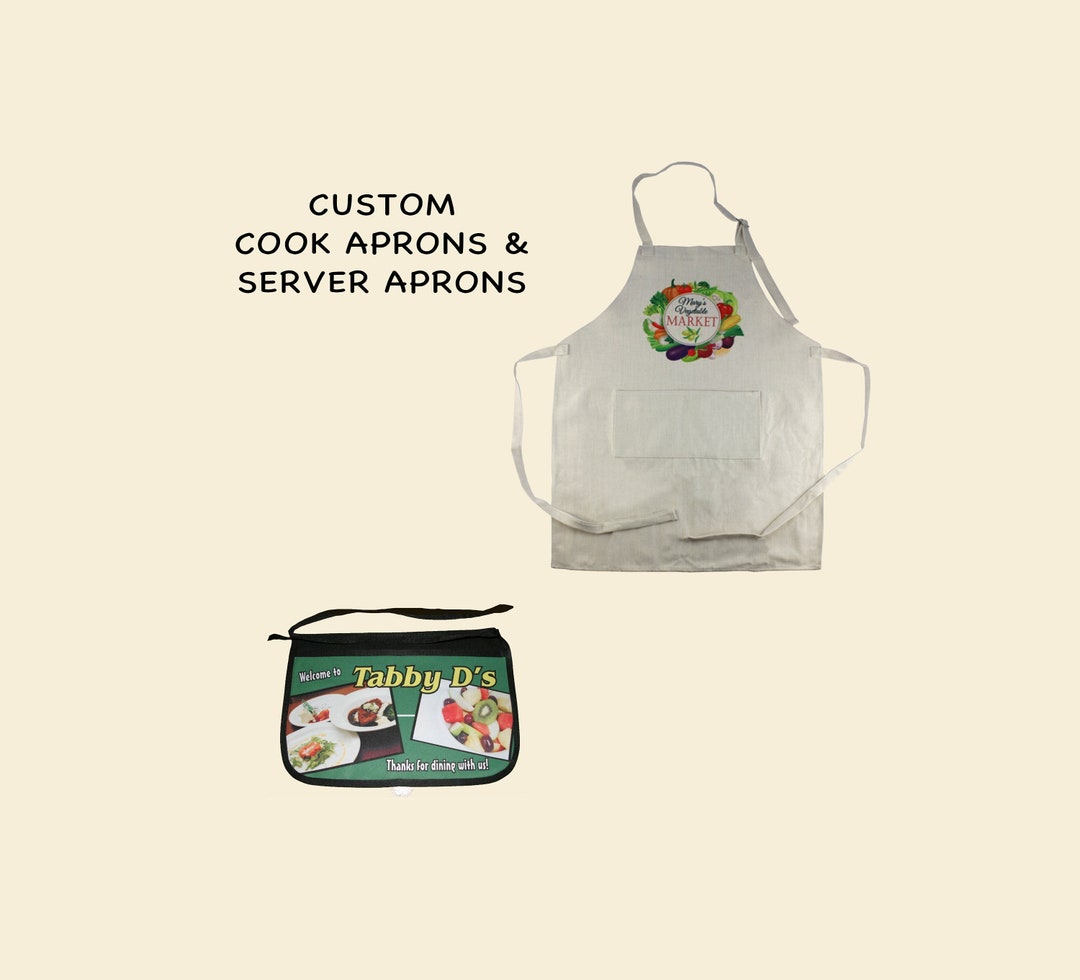 Custom Cooking and Serving Aprons Personlize With Any Image - Etsy