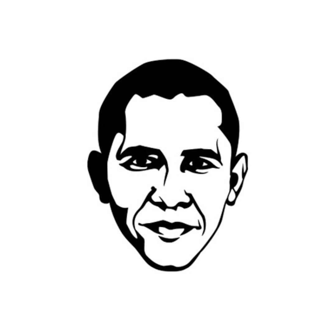 Barack Obama Decal Sticker - Available in Mulitple Sizes and Colors ...