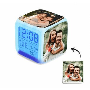 Custom Alarm Clock - Personalized Alarm Clock- Photo Alarm Clock, Add ...
